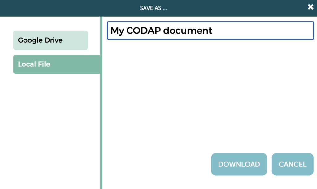 How do I save my documents? - CODAP