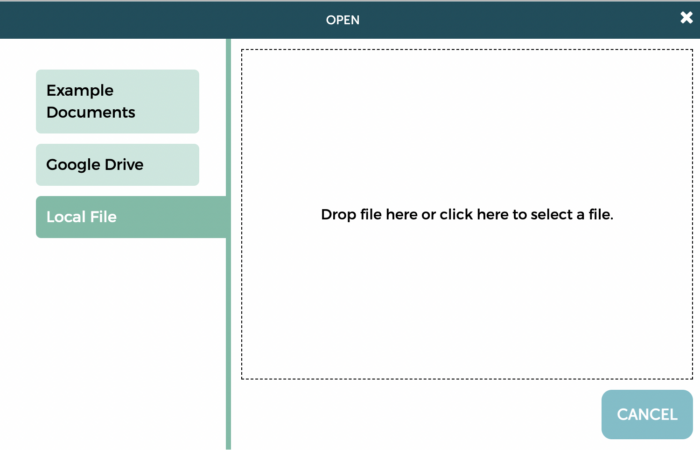Open a Saved CODAP document - CODAP